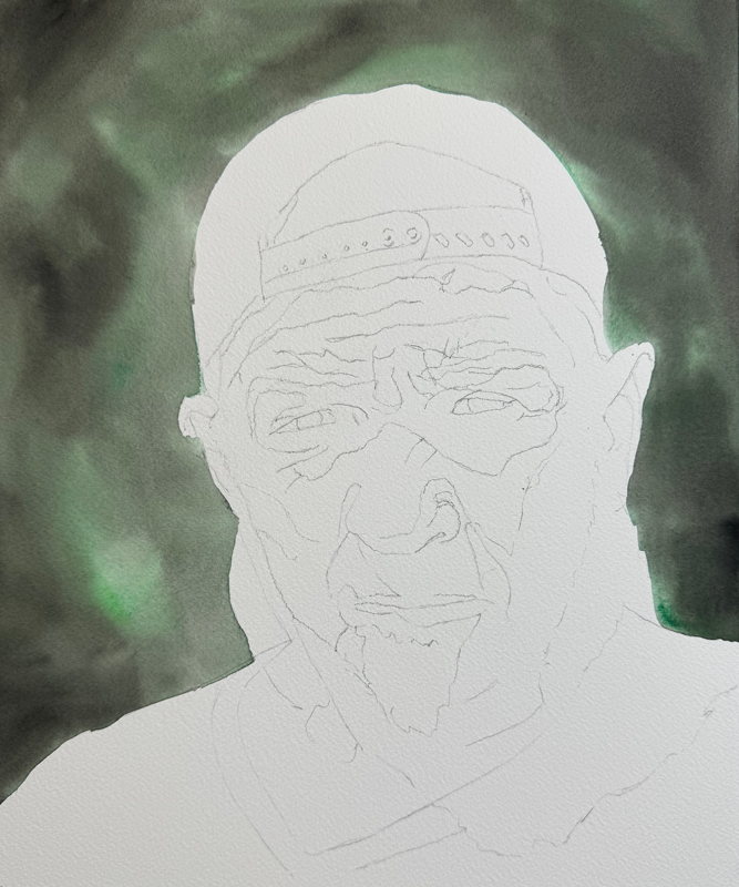 Steve version 2, pencil – Lester Yocum Uplifting Arts